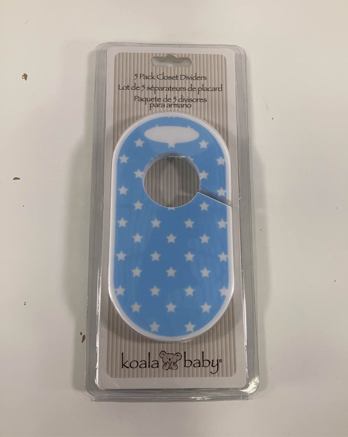 Koala Baby Closet Dividers, Blue with Stars — GoodBuy Gear
