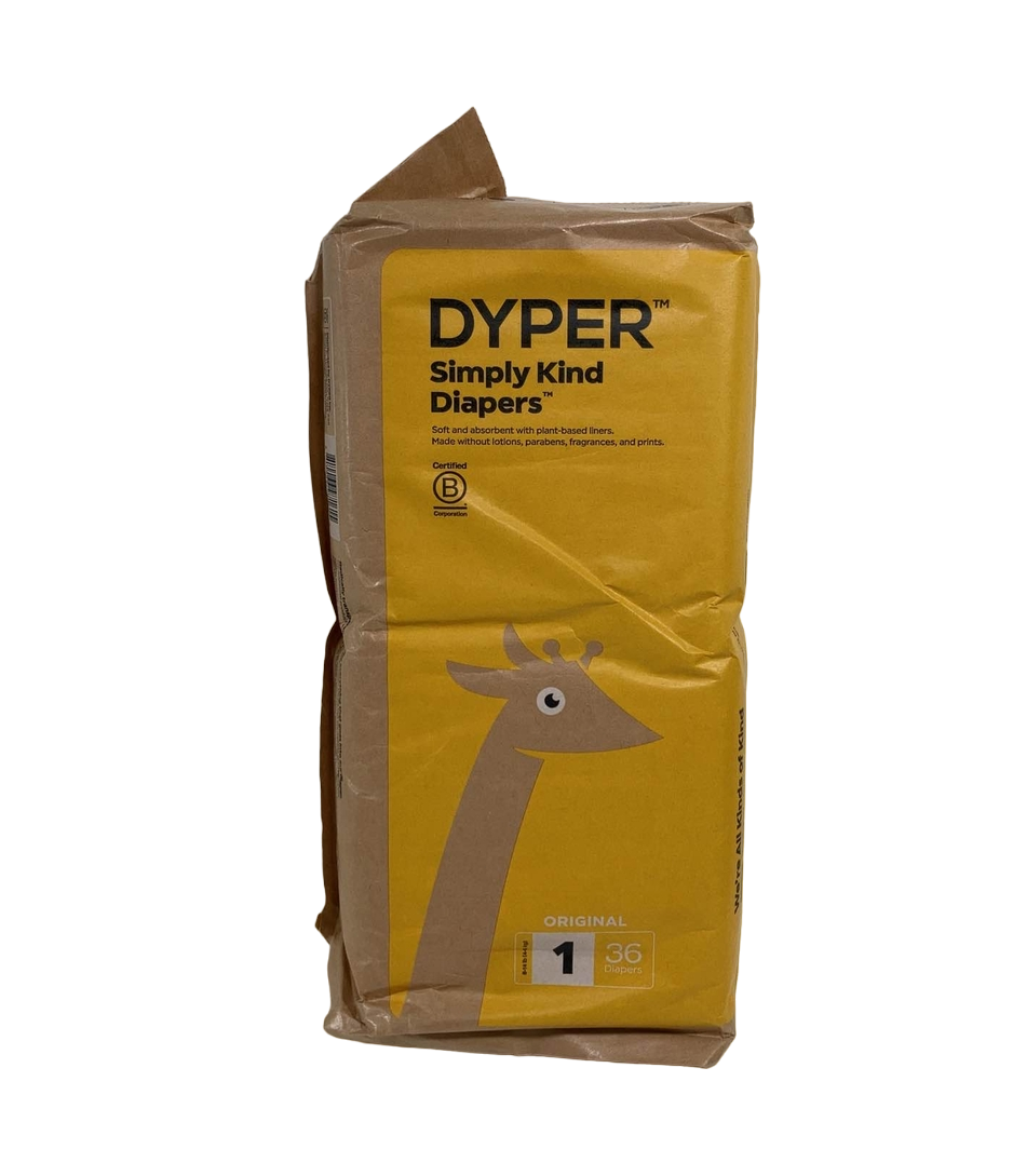DYPER Bamboo Diapers, Size 1, 36 Count — GoodBuy Gear