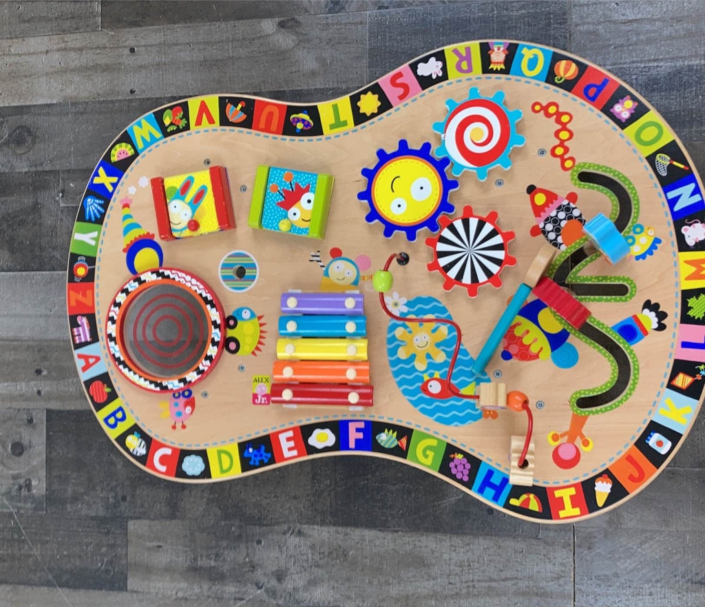 ALEX Toys Alex Jr. Sounds and Play Busy Table Activity Center