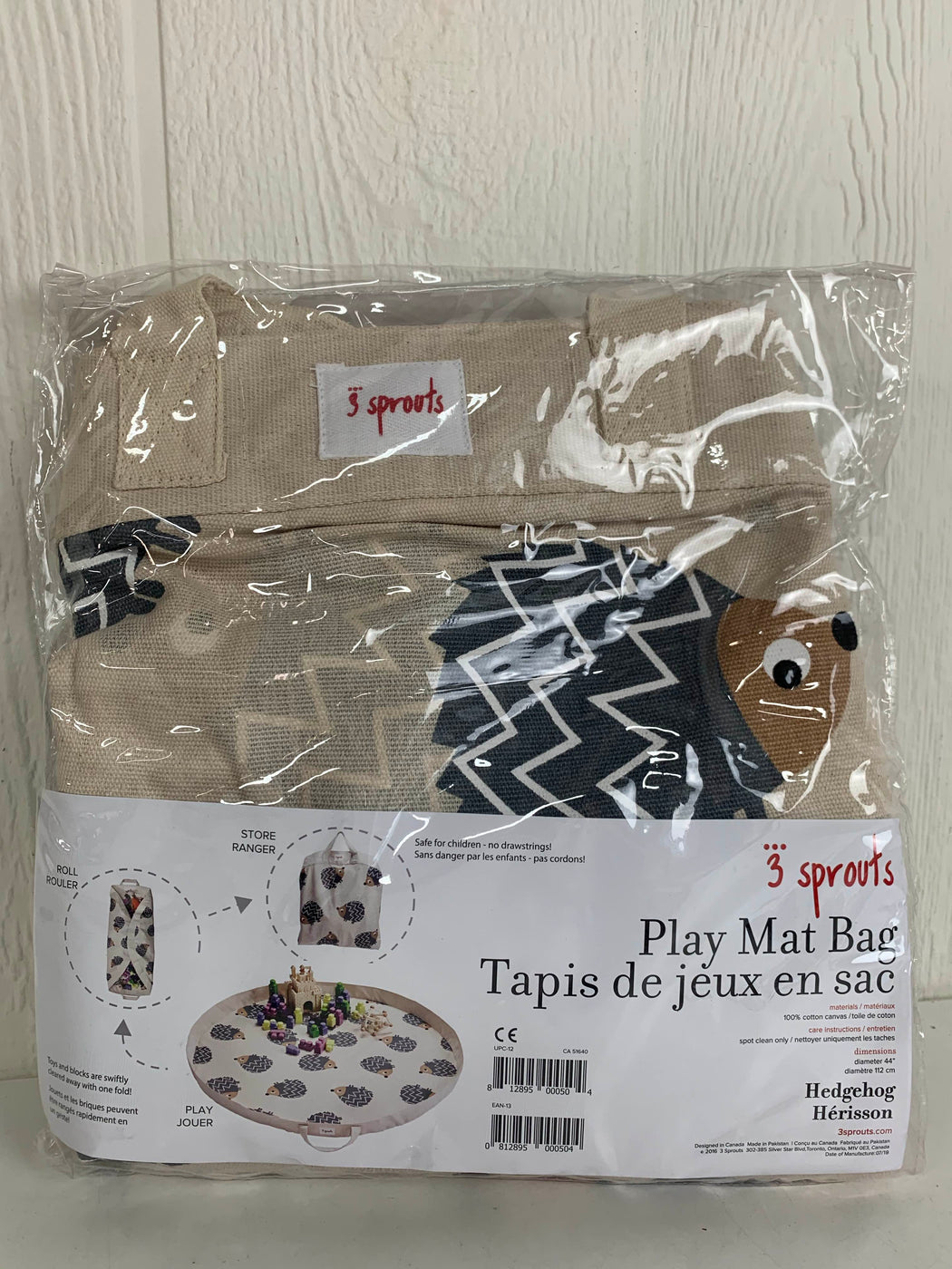 3 Sprouts Play Mat, Hedgehog — GoodBuy Gear