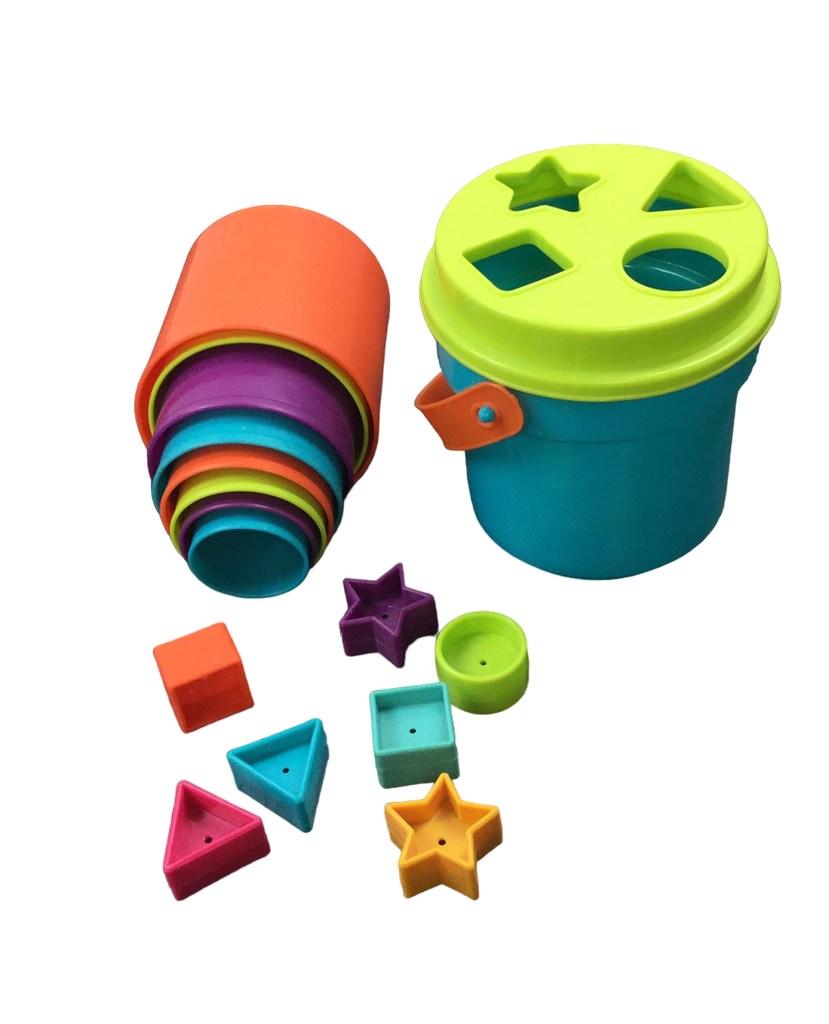 Battat Stack and Sort Shape Sorter Bucket