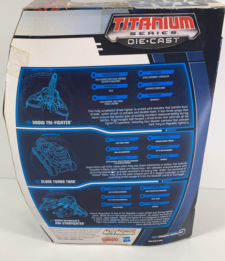 Star Wars Titanium Die Cast Vehicle Set