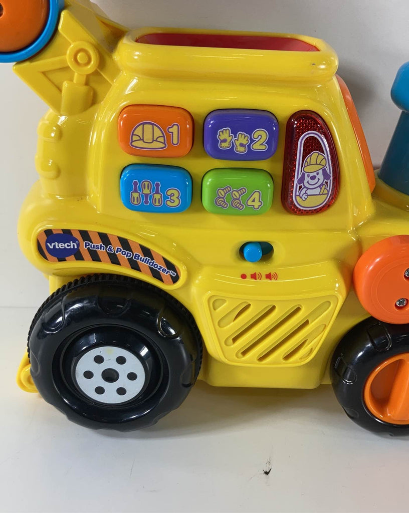 VTech Pop-A-Balls Push And Pop Bulldozer