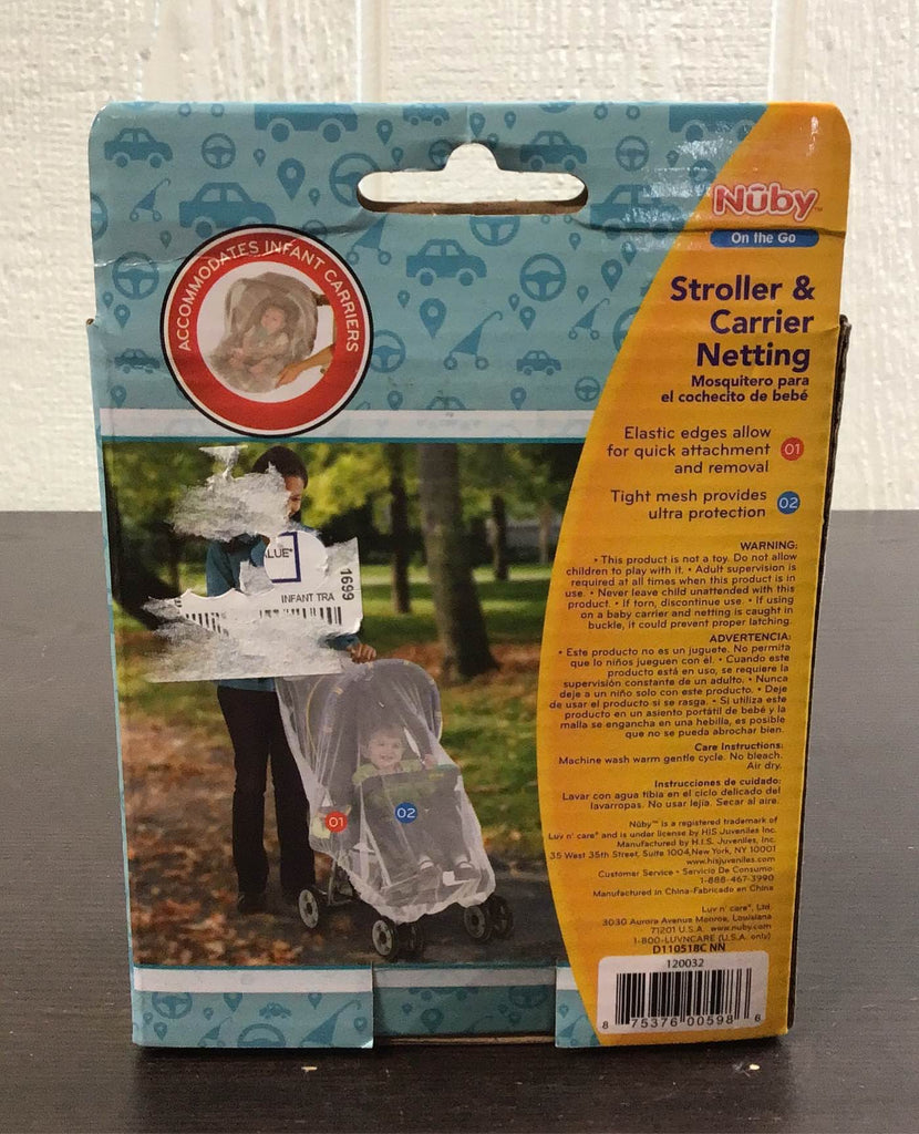 How To Attach Momcozy Nuby Stroller & Carrier Bug Netting - Mesh Insect ...