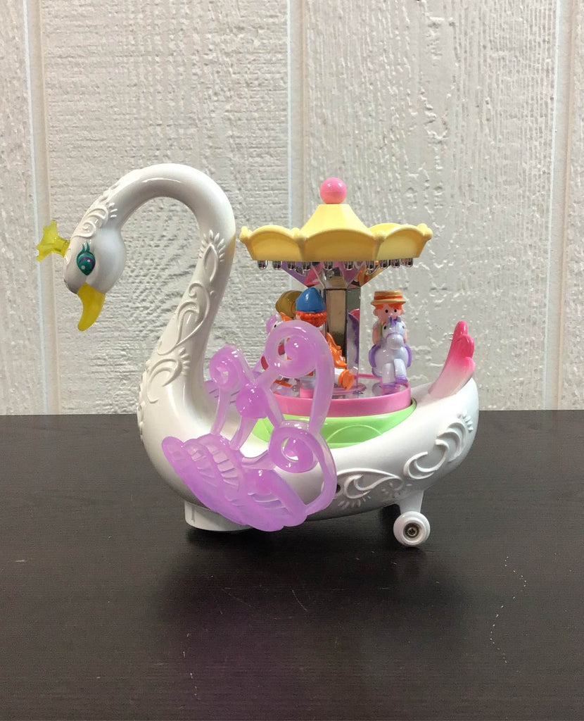 Musical Swan Rotating Carousel