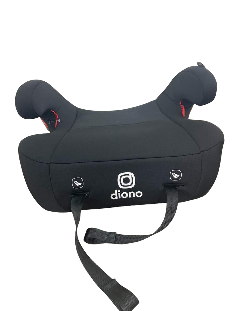 Diono Solana 2 Backless Booster Seat, With LATCH, Black, 2022