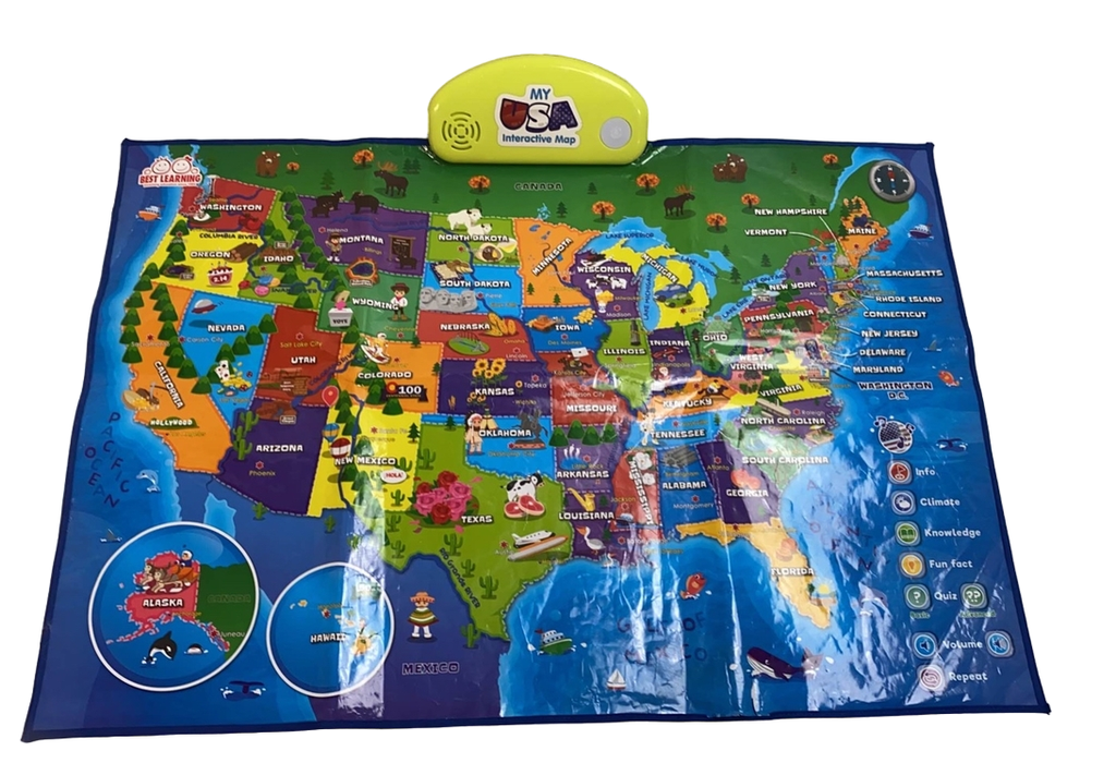 Best Learning My USA Interactive Map