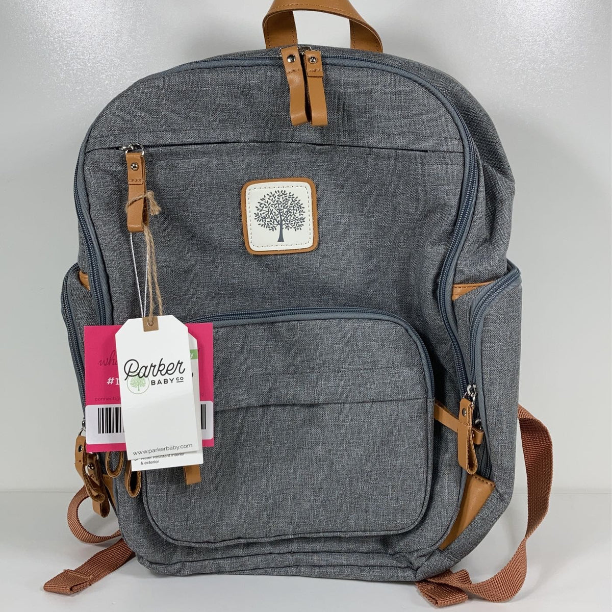 Parker Baby Co. Birch Bag Mini Diaper Backpack, Grey — GoodBuy Gear