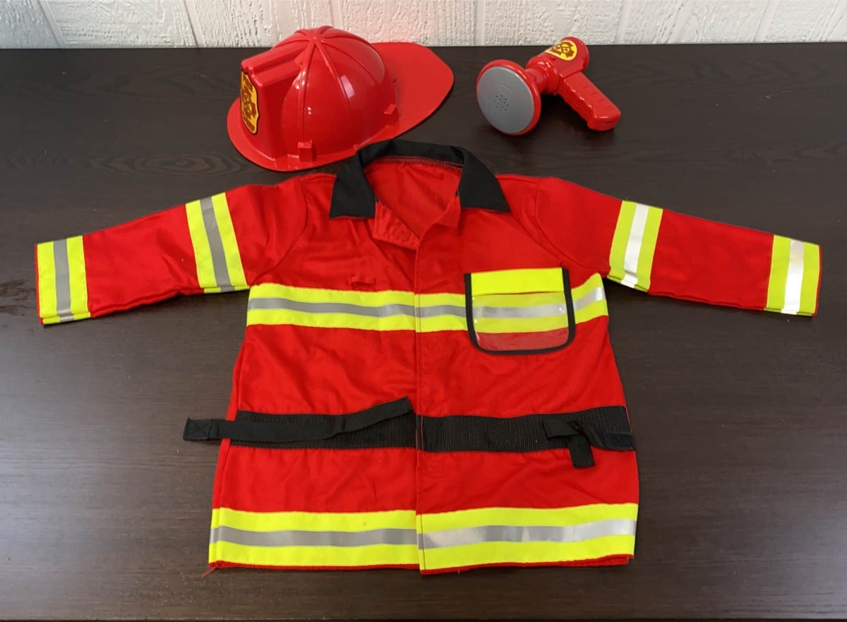 Melissa & Doug Fire Chief Role Play Costume Set