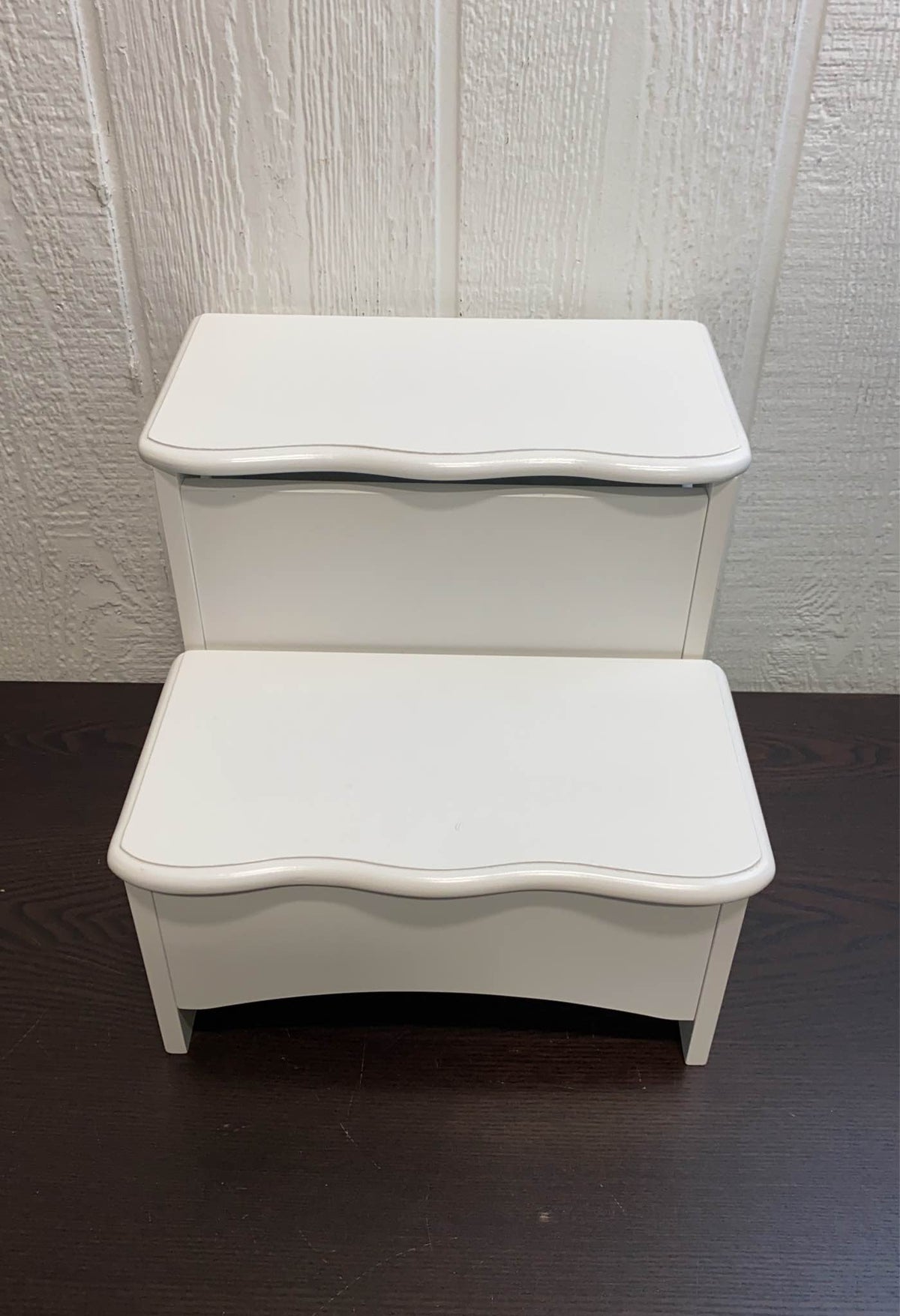 Guidecraft Step Stool with Storage, White — GoodBuy Gear
