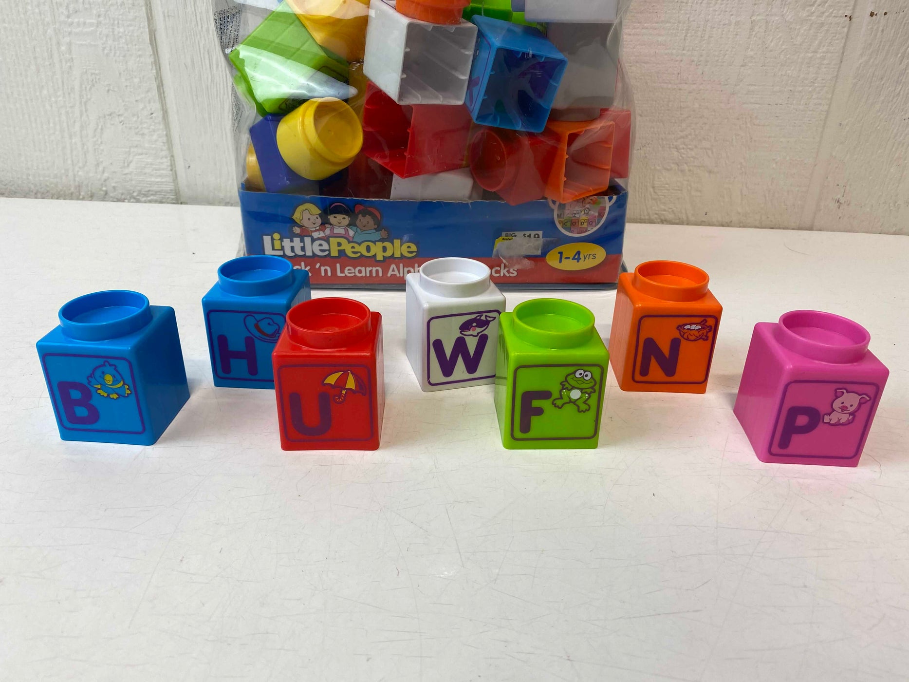 Fisher Price Little People Stack ‘n Learn Alphabet Blocks — GoodBuy Gear