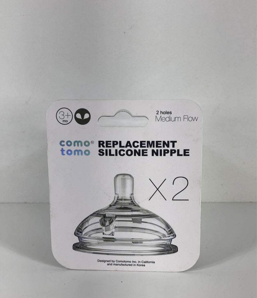 Comotomo Replacement Nipple Set, Medium flow