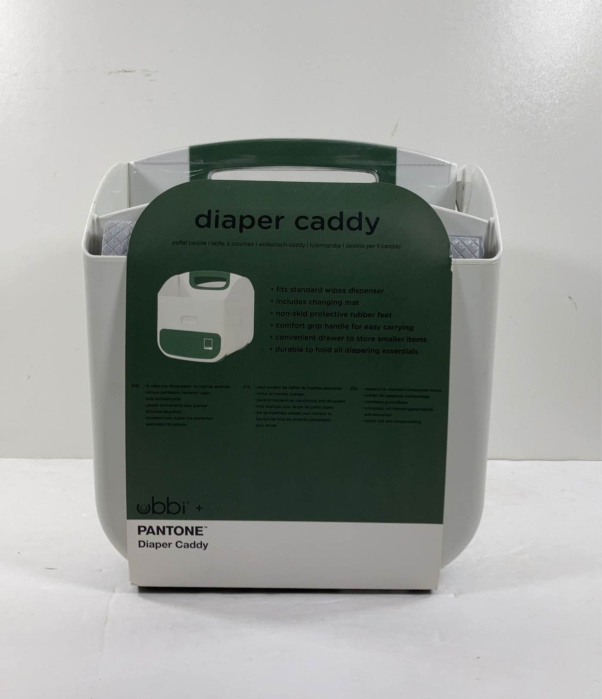 Ubbi Diaper Caddy, Pantone Green — GoodBuy Gear