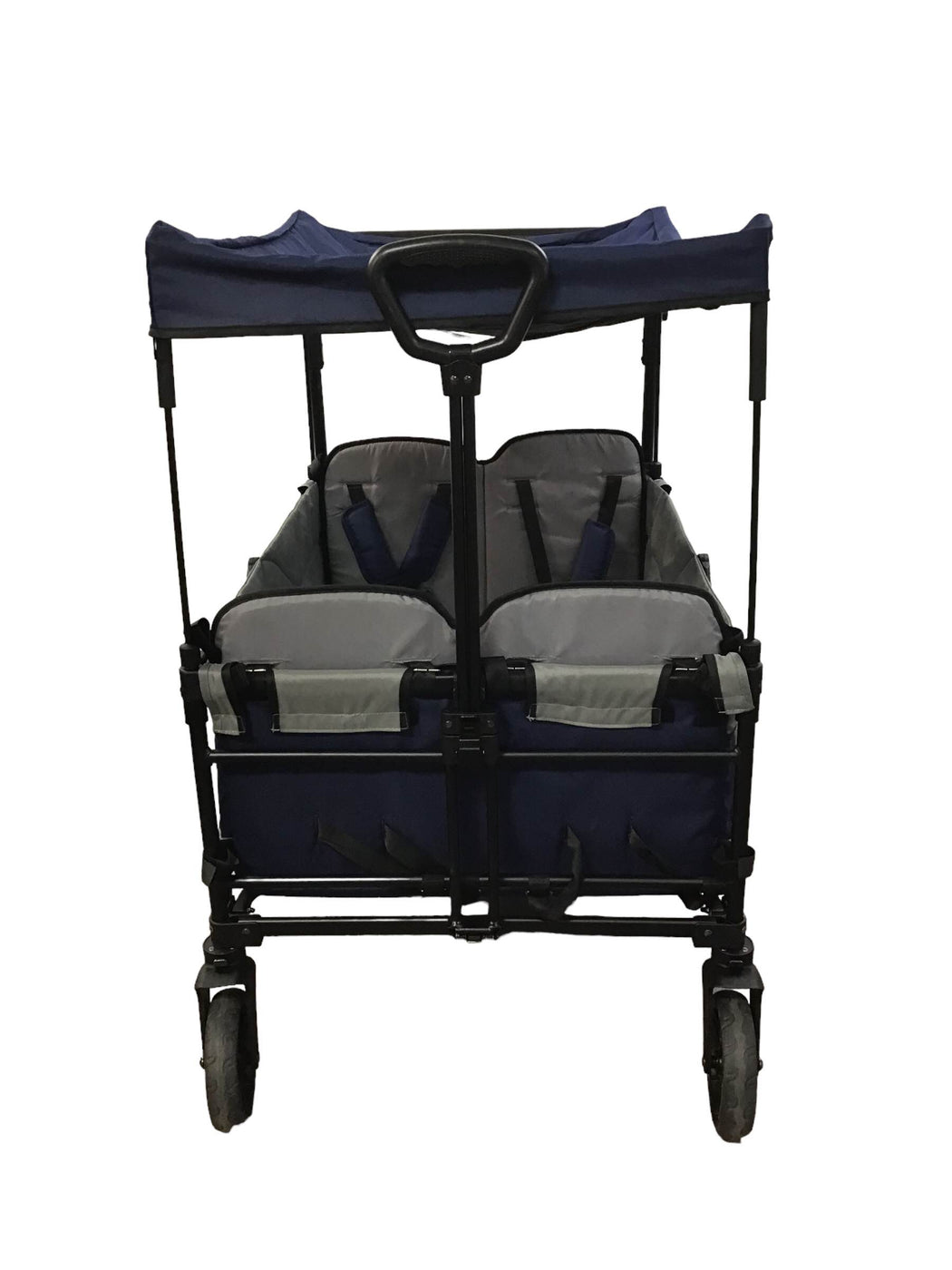 Wonderfold X4 Push & Pull Quad Stroller, 2021, Navy — GoodBuy Gear