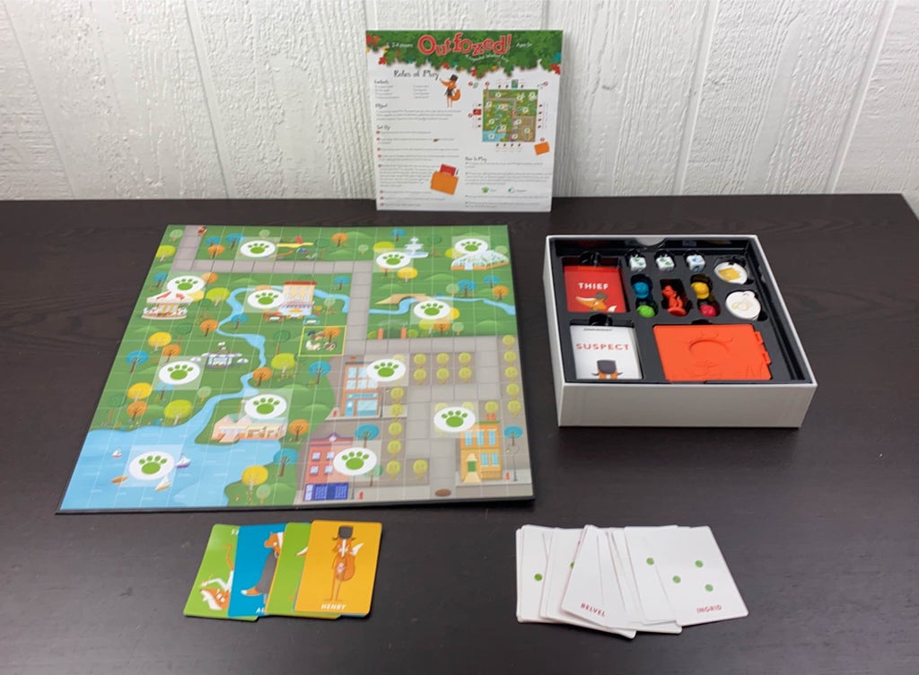 Gamewright Outfoxed! A Cooperative Whodunit Board Game