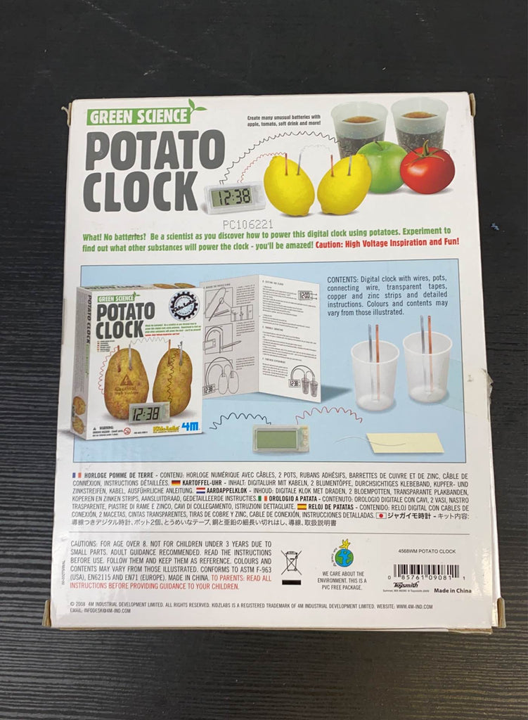 4M Green Science Potato Clock Kit