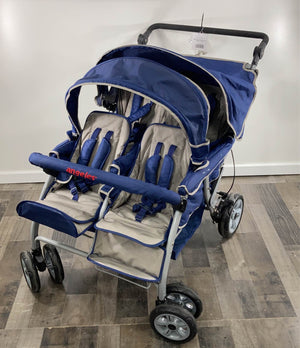 Angeles 4 Passenger Sure stop Folding Bye-bye Stroller, 2017