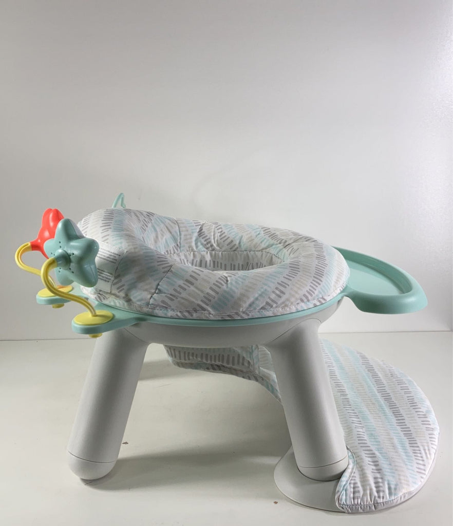 Skip Hop 2-in-1 Sit-up Activity Baby Chair, Silver Lining Cloud