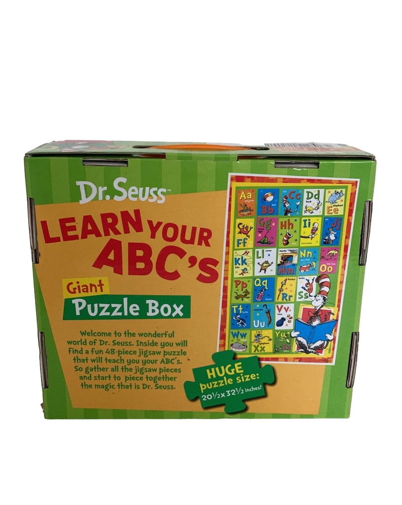 Dr. Seuss Learn Your ABC’s Giant Puzzle Box