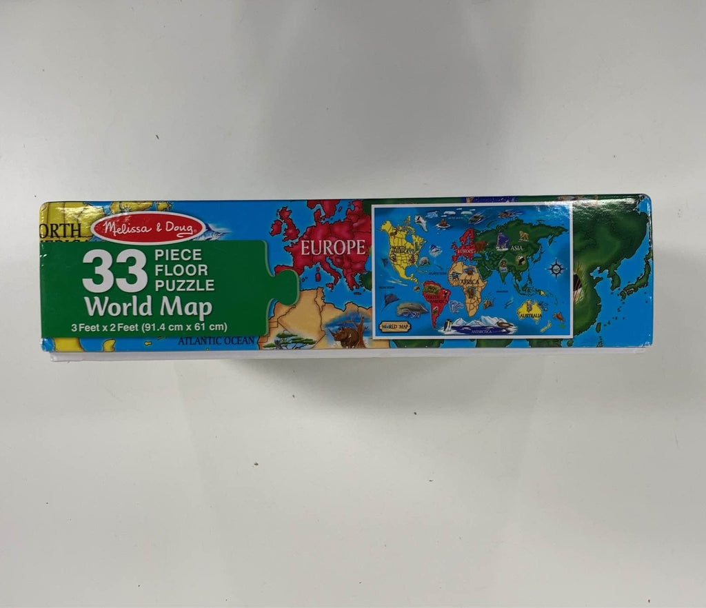 Melissa & Doug Floor Puzzle, World Map
