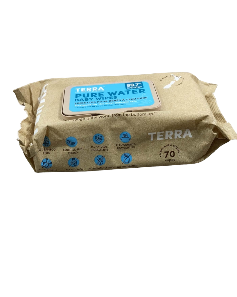 Terra Bamboo Baby Wipes, 70ct
