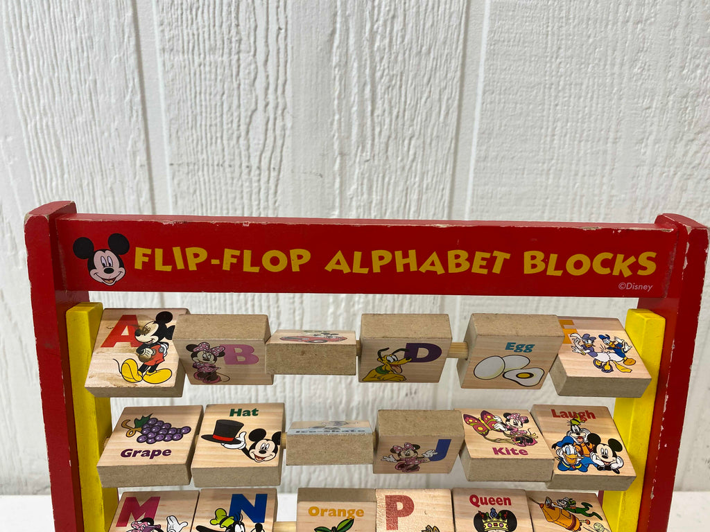 Disney Flip Flop Alphabet Blocks