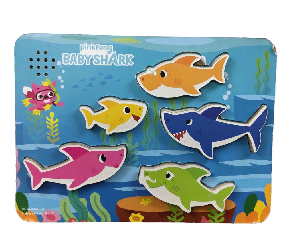 Pinkfong Baby Shark Wooden Sound Puzzle