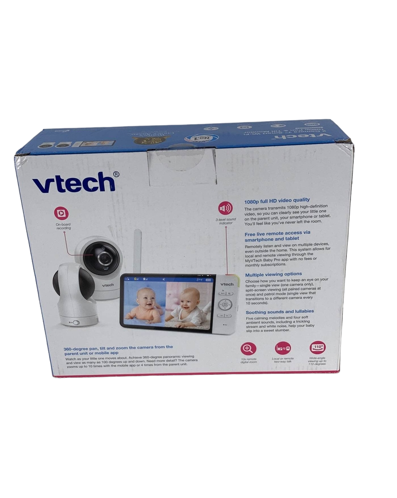 VTech 5” Smart WiFi 1080p Pan & Tilt Monitor