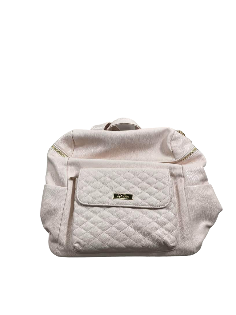 Luli Bebe Monaco Diaper Bag Petite, Pastel Pink
