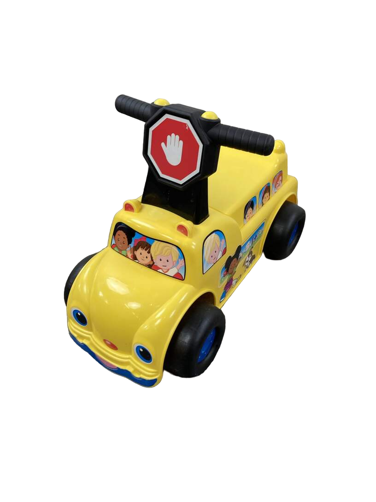 American Plastic Toys School Bus Ride-On