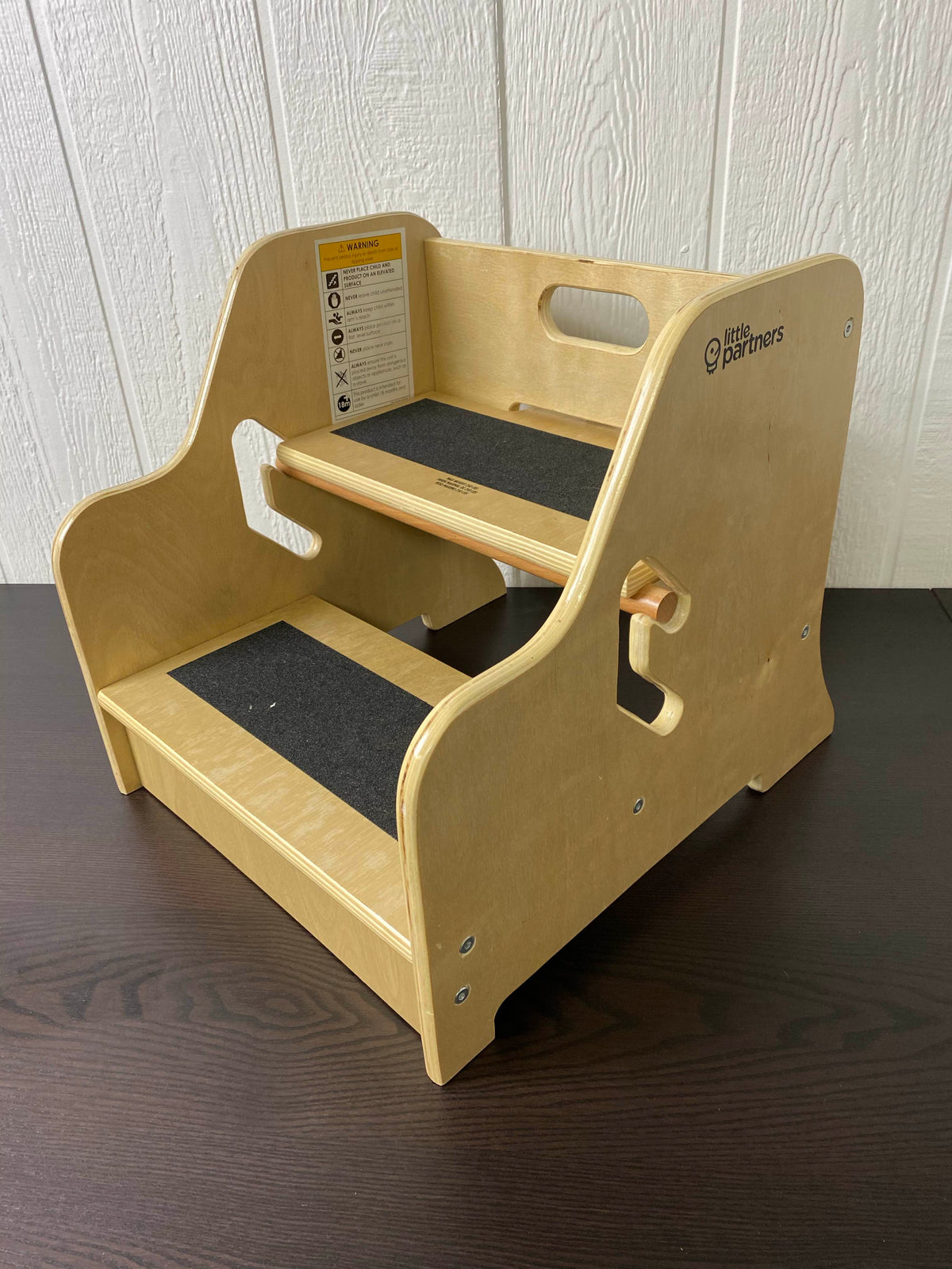 Little Partners Toddler Step Up Stool, Natural — GoodBuy Gear