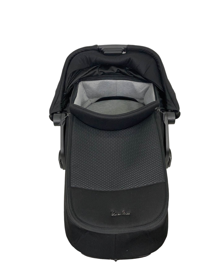 Silver Cross Dune Compact Folding Carrycot, Space Black — GoodBuy Gear
