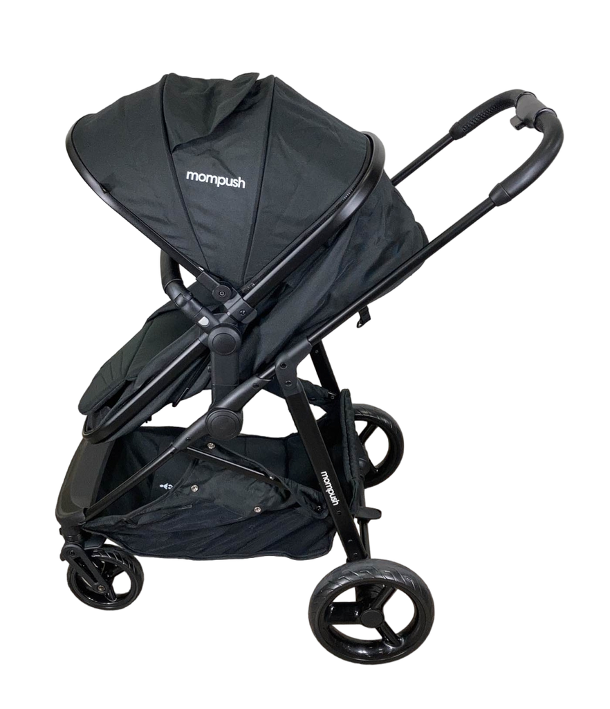 Mompush Wiz Stroller, Black, 2021