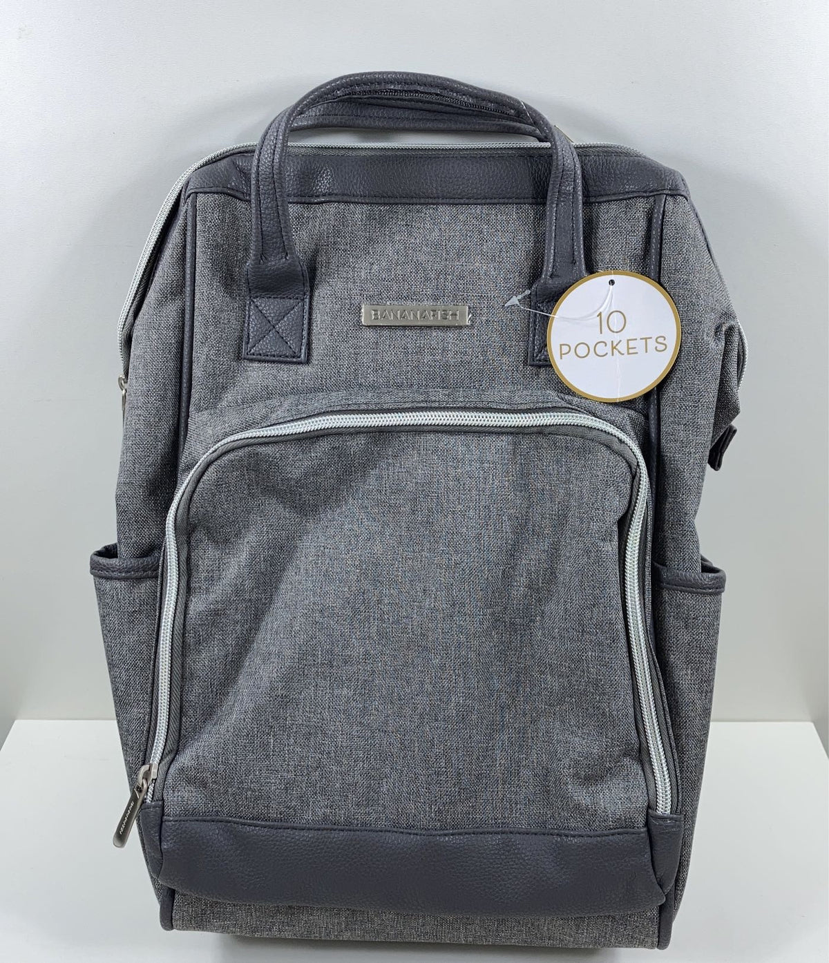 Bananafish Mini Backpack Diaper Bag, Grey — GoodBuy Gear