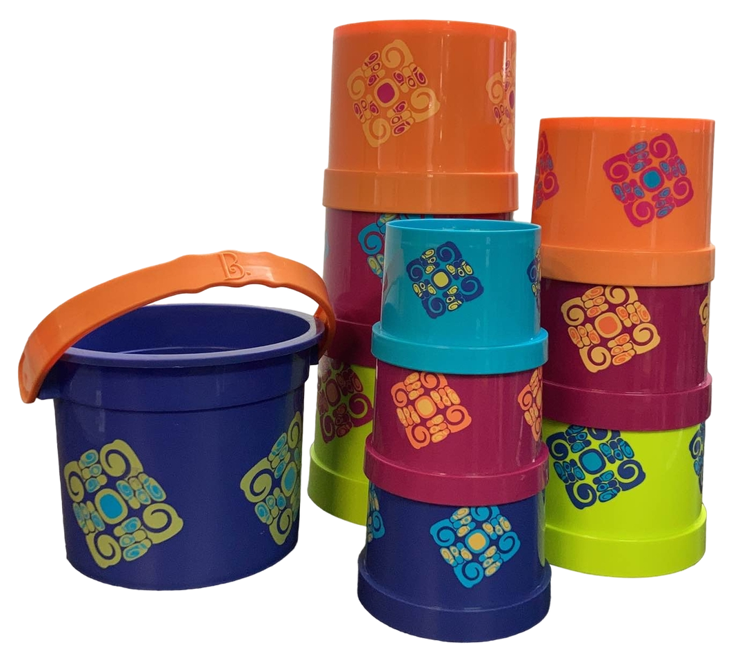 B. Toys Bazillion Buckets Stacking Cups — GoodBuy Gear