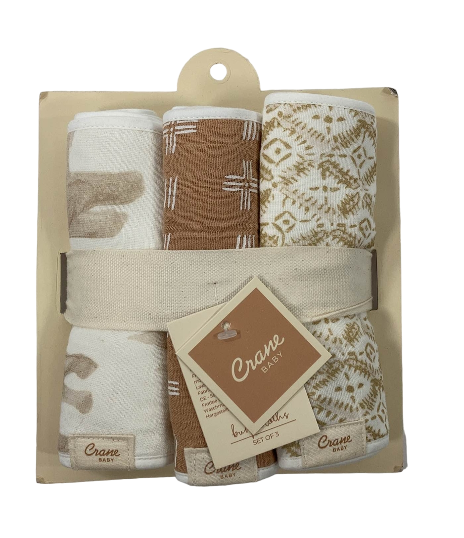 Crane Baby Cotton Muslin Burp Cloth Set, Kendi — GoodBuy Gear