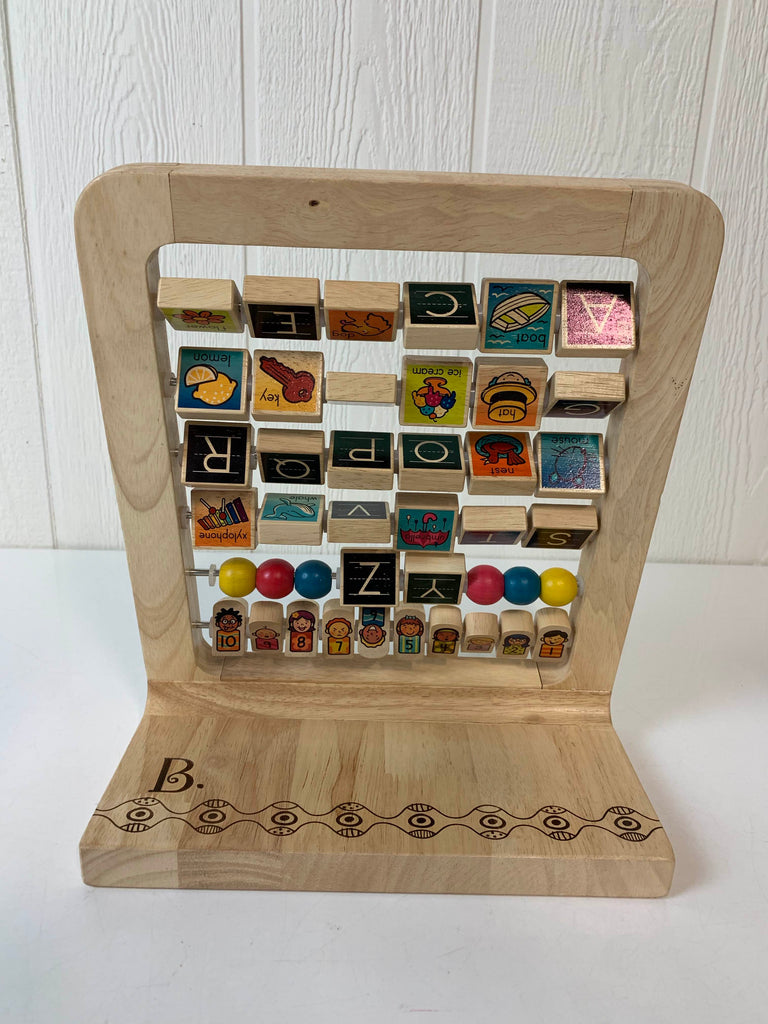 B. Toys Wood Alphabet Abacus