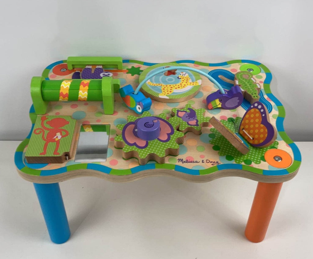 Melissa & Doug Jungle Wooden Activity Table