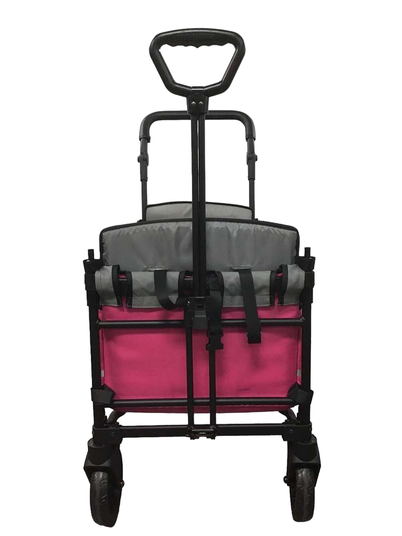 Wonderfold X2 Push + Pull Double Stroller Wagon, 2021, Pretty-n-Pink ...
