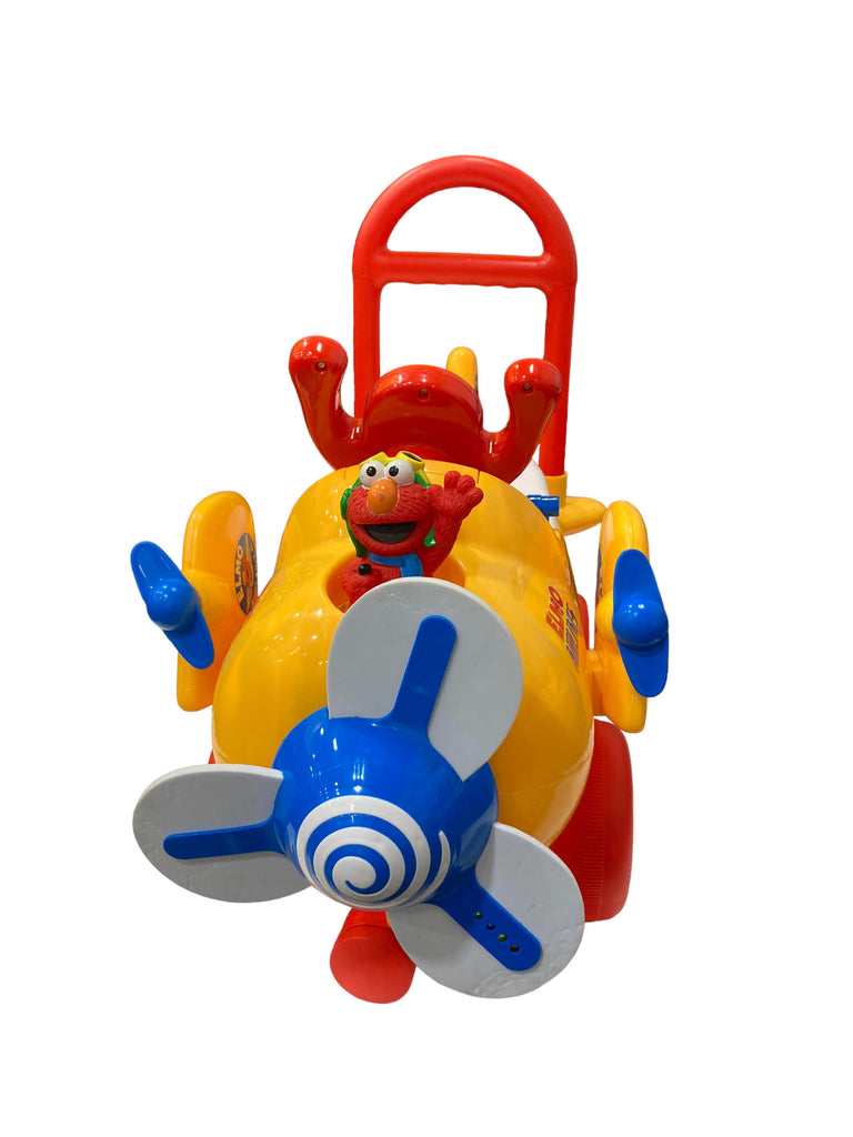 Kiddieland Sesame Street Elmos Plane Light And Sound Activity Ride On