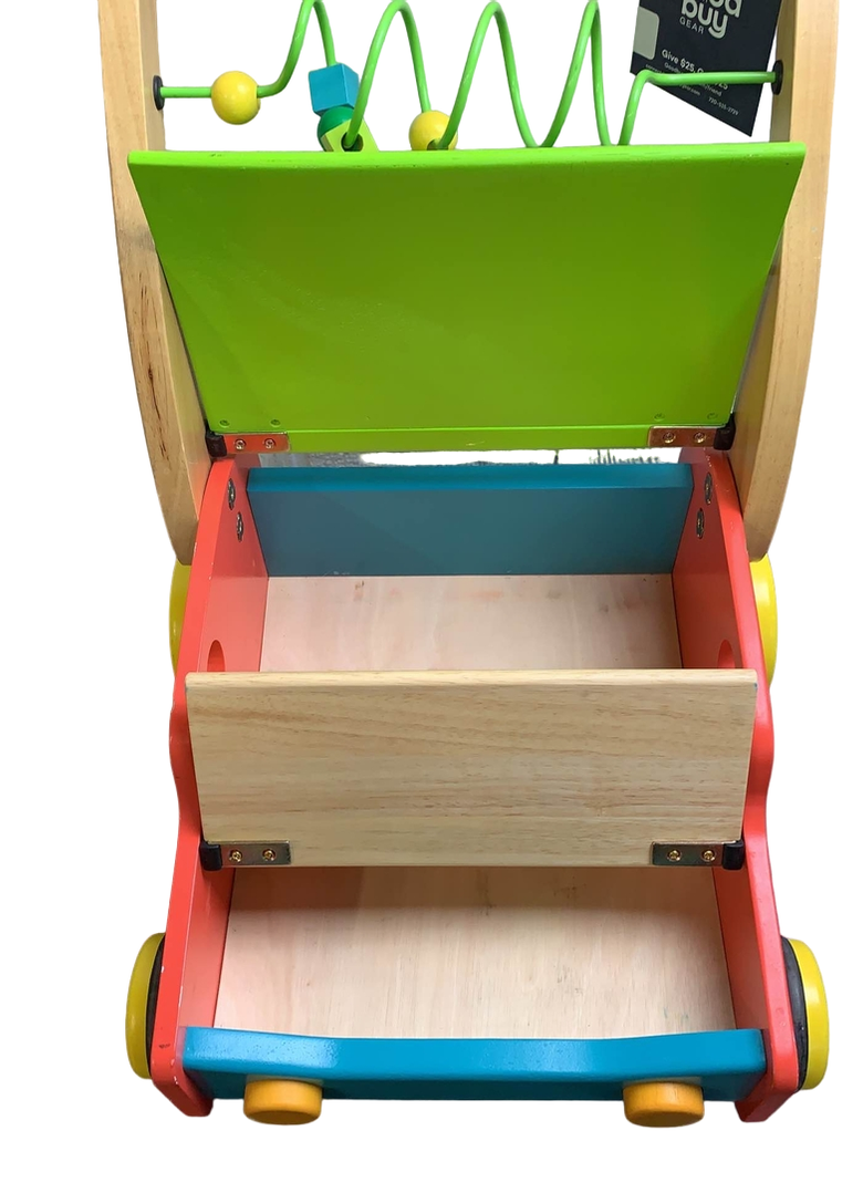 Battat Wooden Push Cart With Blocks — GoodBuy Gear