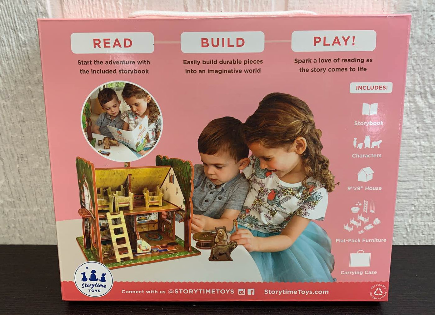 Storytime Toys Goldilocks And The Three Bears Book And Playset ...