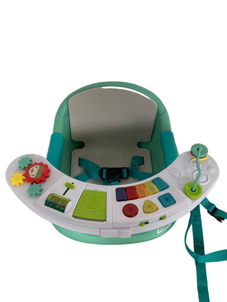 Infantino Music & Lights 3-in-1 Discovery Booster, Blue/Grey