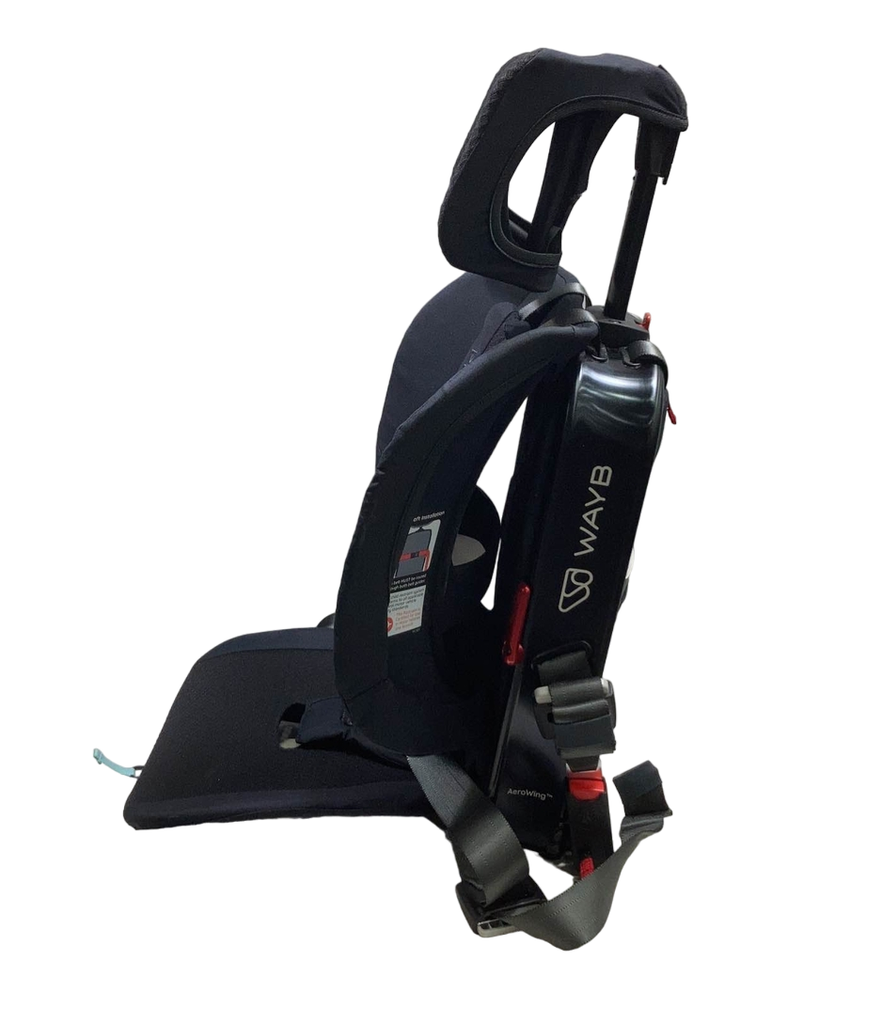 WAYB Pico Portable Car Seat Bundle, 2023, Jet, Carry Bag