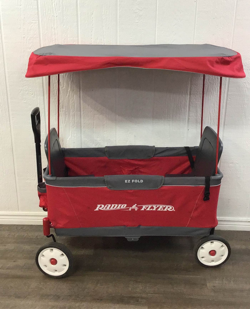 Radio Flyer 3-in-1 EZ Fold Wagon With Canopy