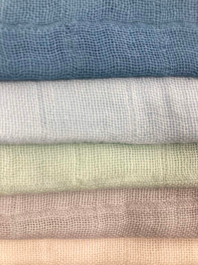 Green Sprouts Muslin Cloths 5pk, Blue Set