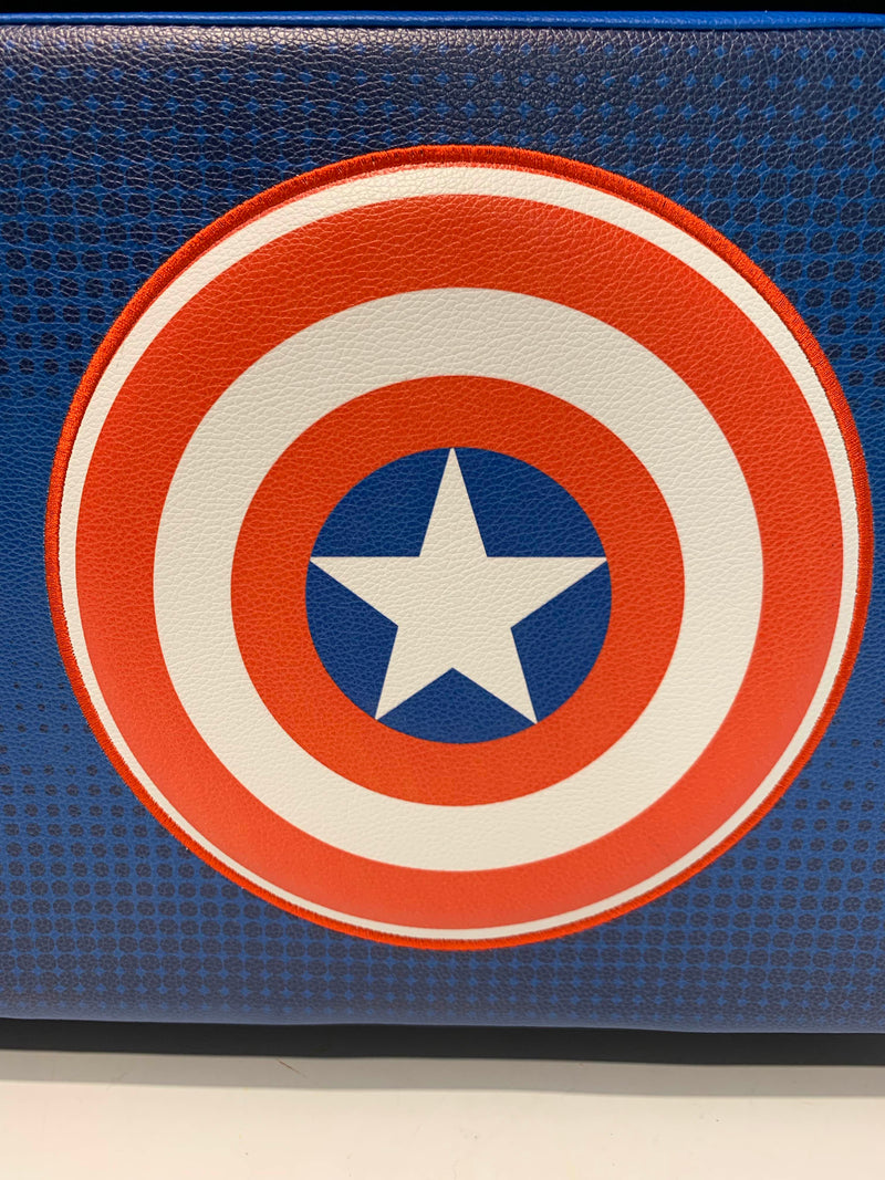 Delta Children Marvel Avengers Upholstered Storage Bench