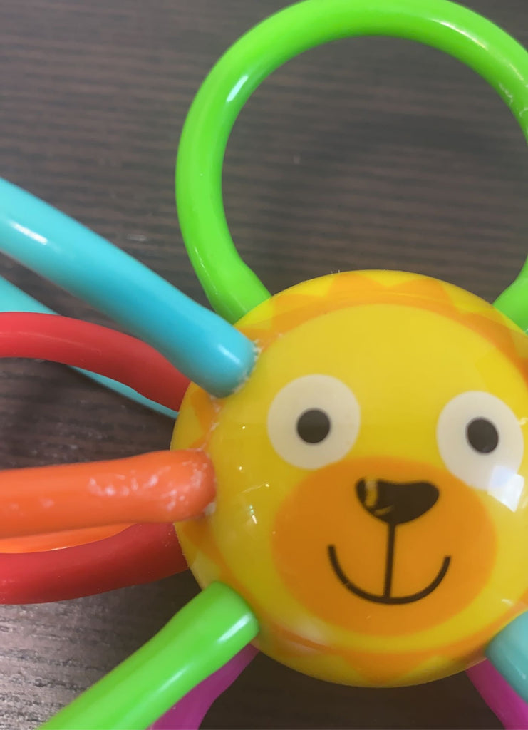 Manhattan Toy Winkel Rattle And Sensory Teether Toy, Lion