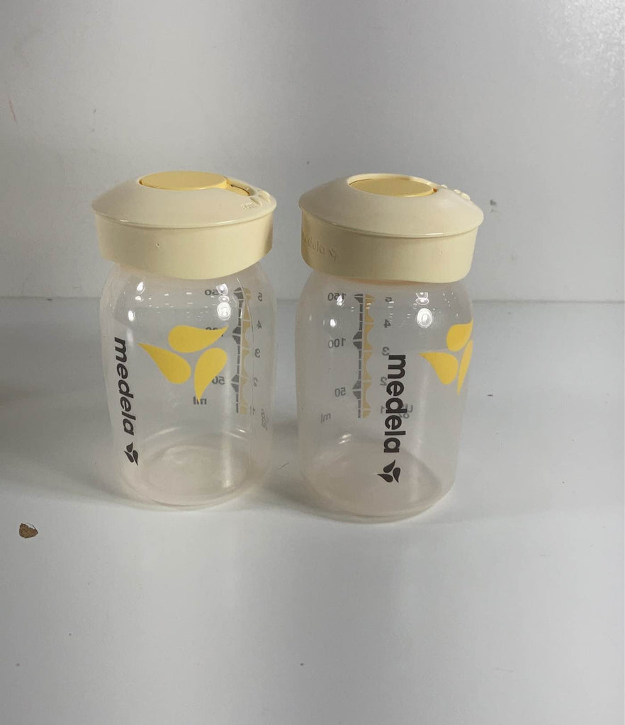 Medela Breast Milk Collection and Storage Bottles with Solid Lids