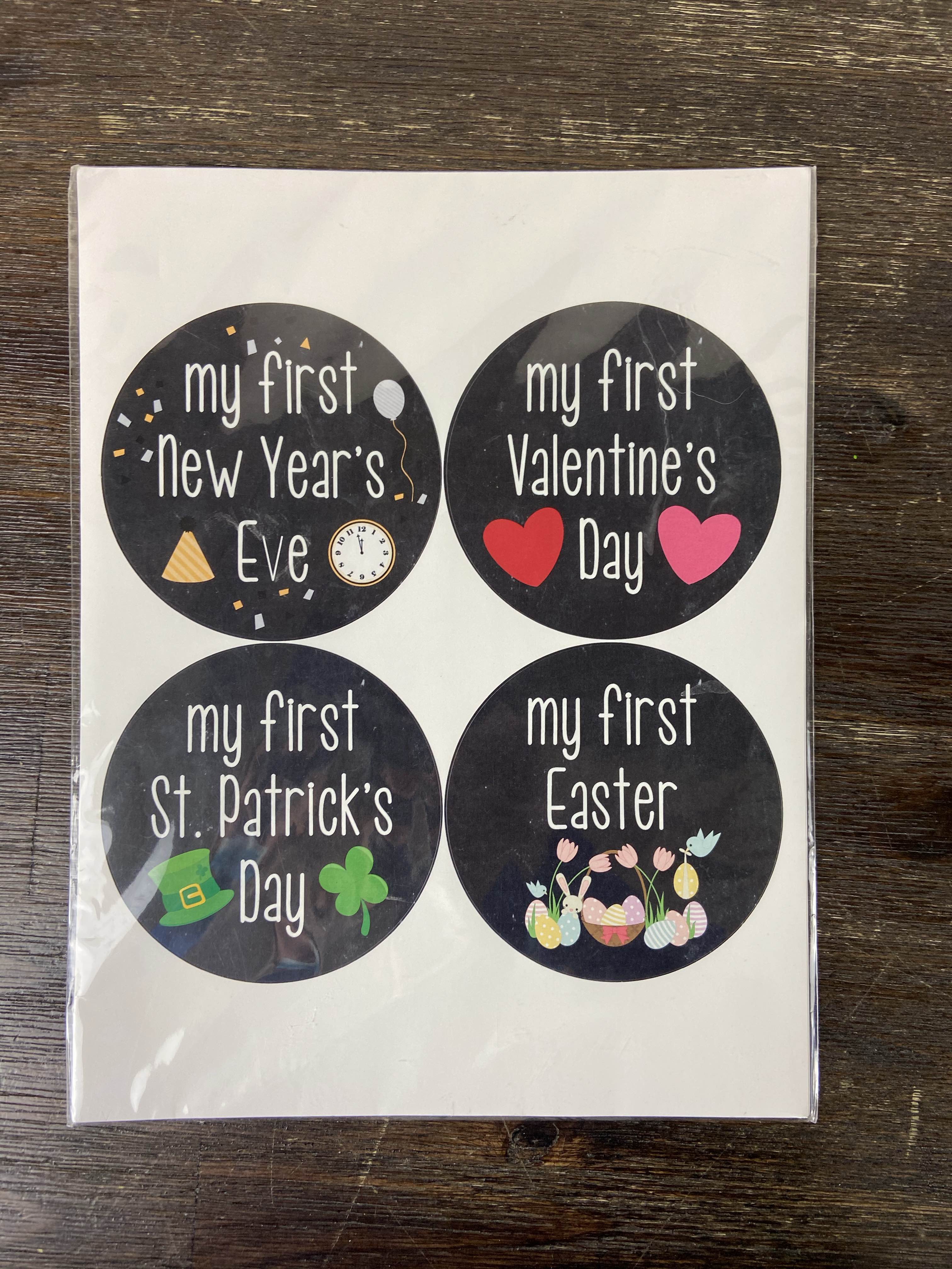 Months In Motion Milestone Stickers